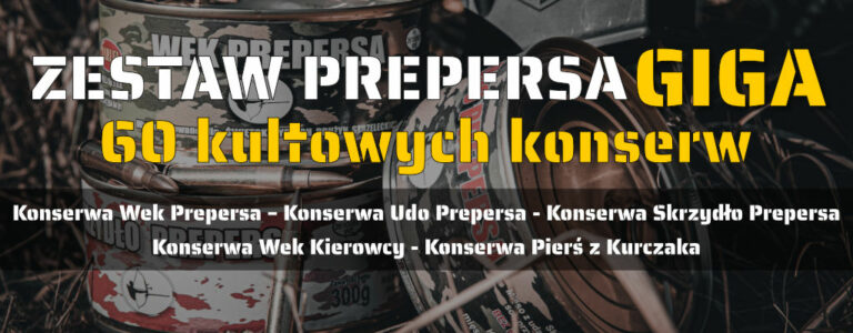 Zestaw prepersa GIGA - 60 konserw survivalowych - Sklep z konserwami ...